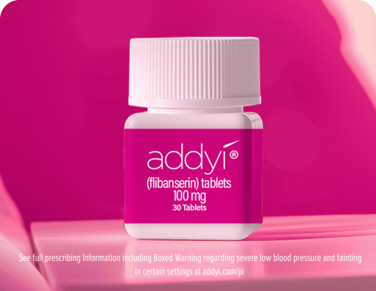 Addyi® (flibanserin) FAQ: The Little Pink Pill for HSDD